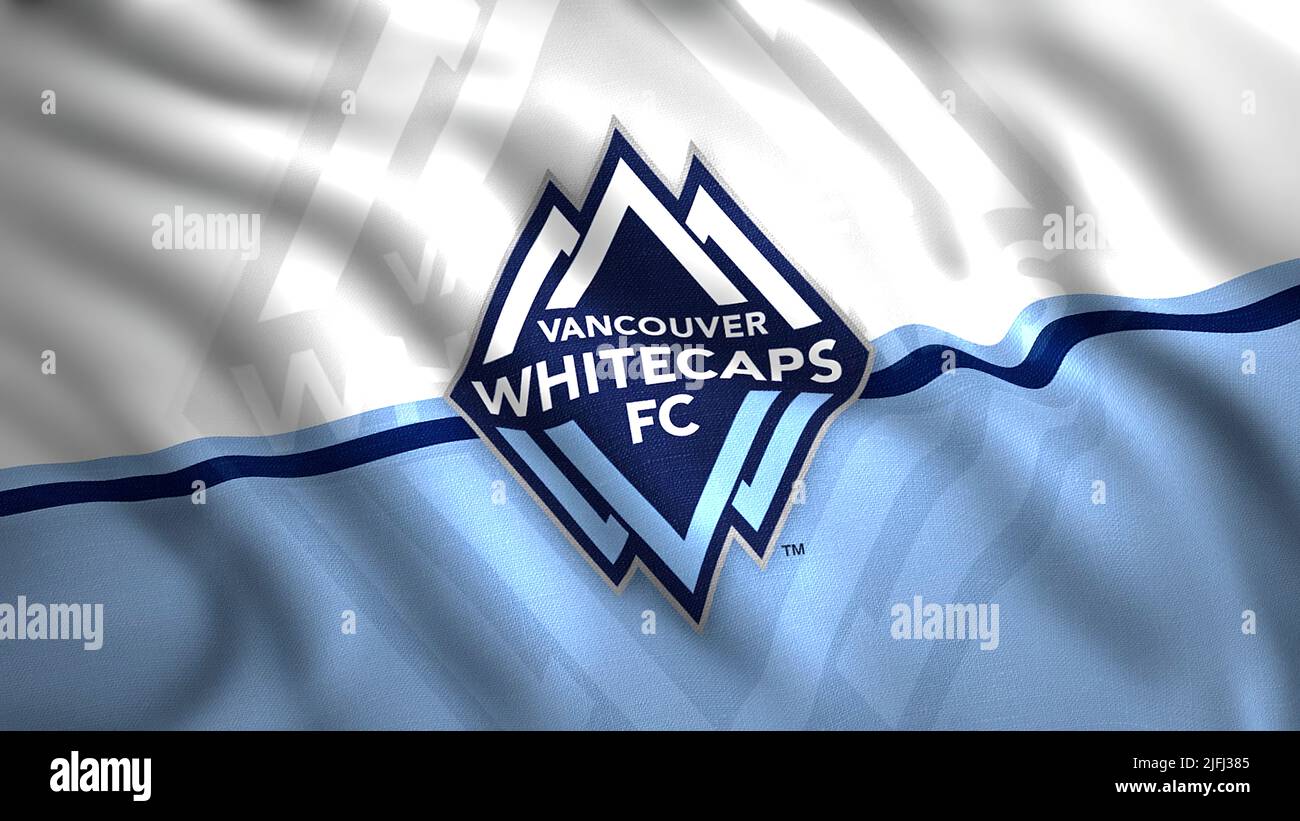 Close up of Vancouver Whitecaps FC canadian professional soccer team ...