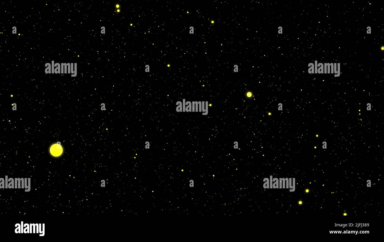 Flying through galaxy among stars. Motion. Outer space background with ...