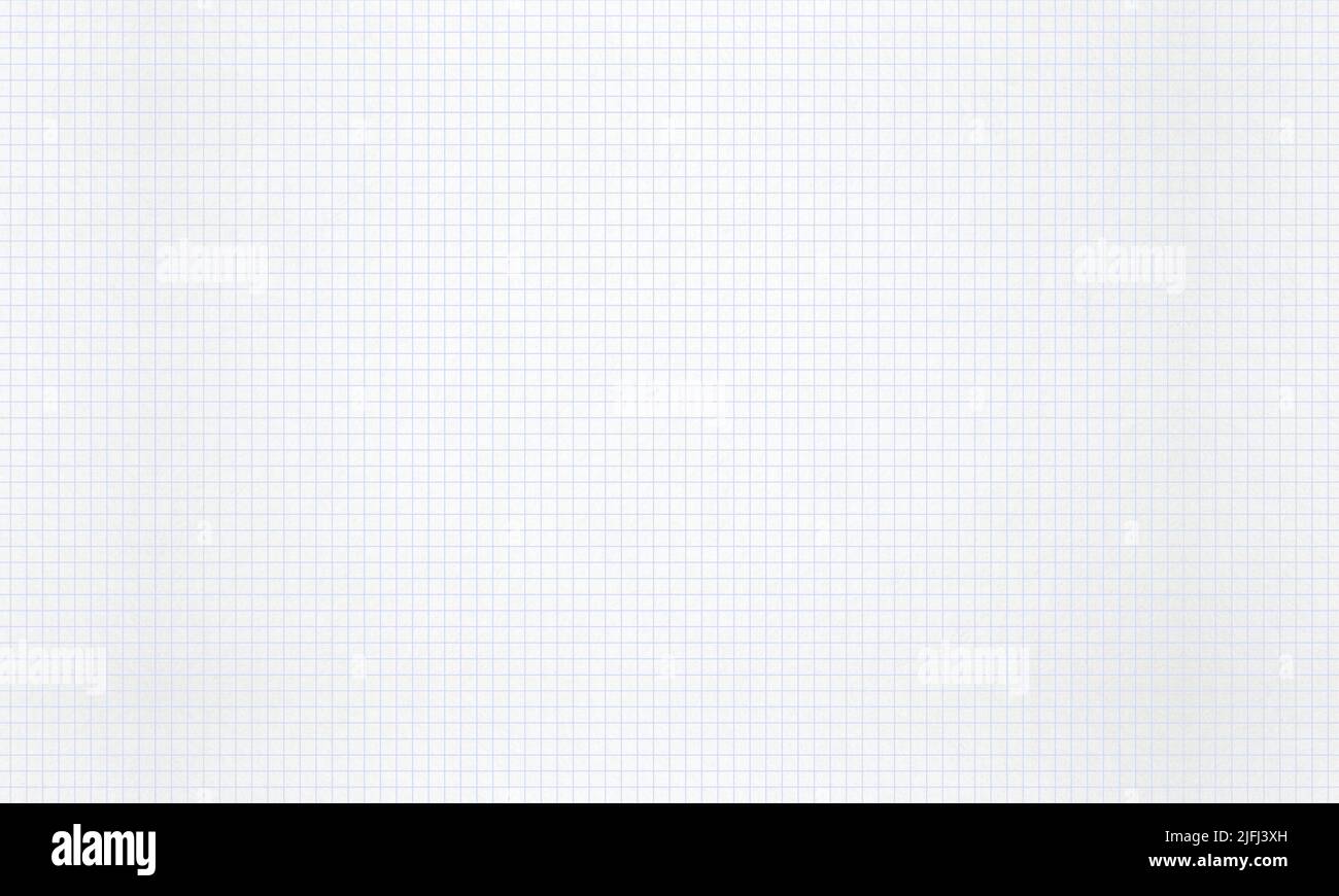 Detailed lined blank sheet of small square block notebook paper for ...