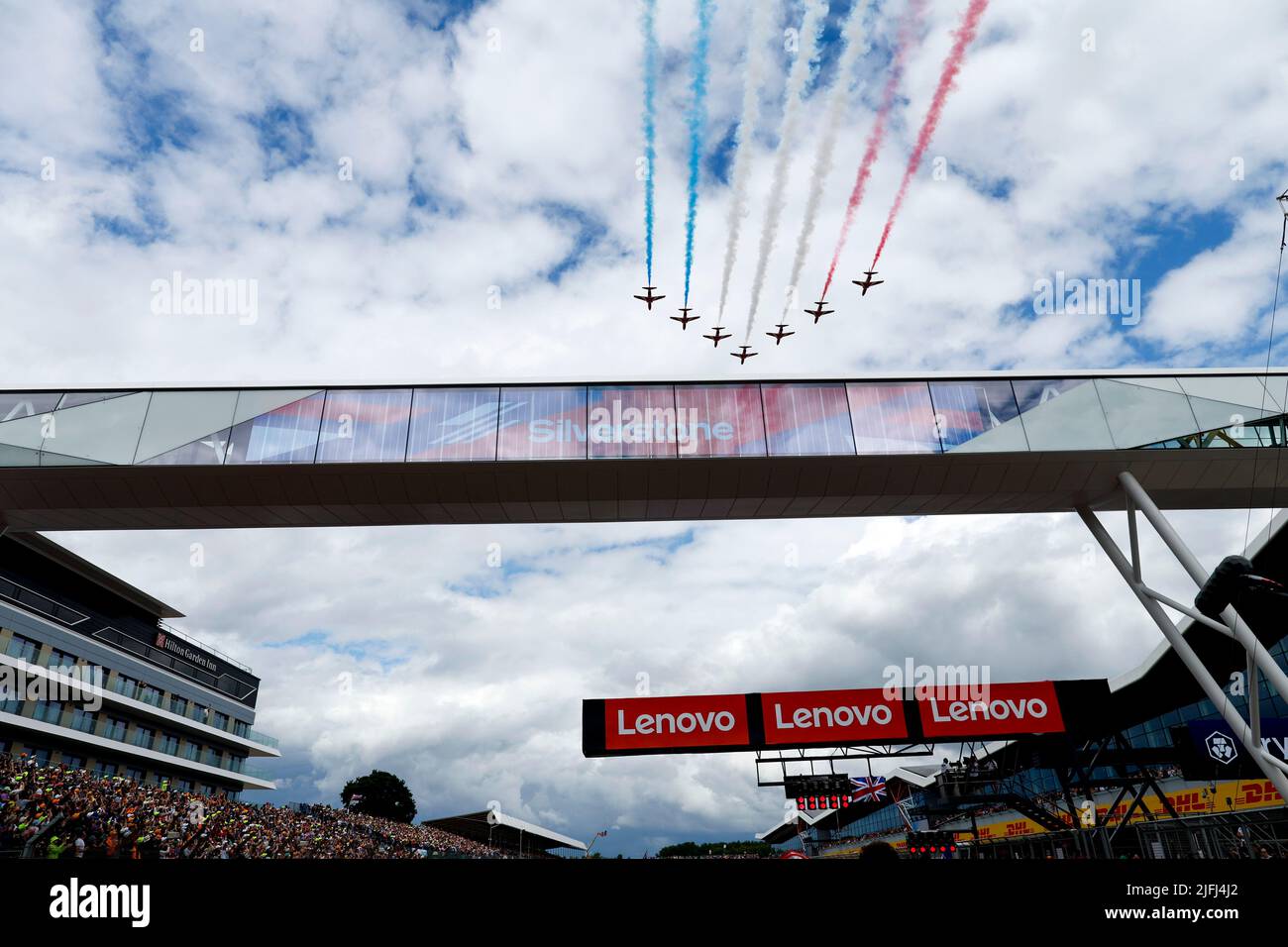 Silverstone, UK. 3rd July, 2022. Air show, F1 Grand Prix of Great ...