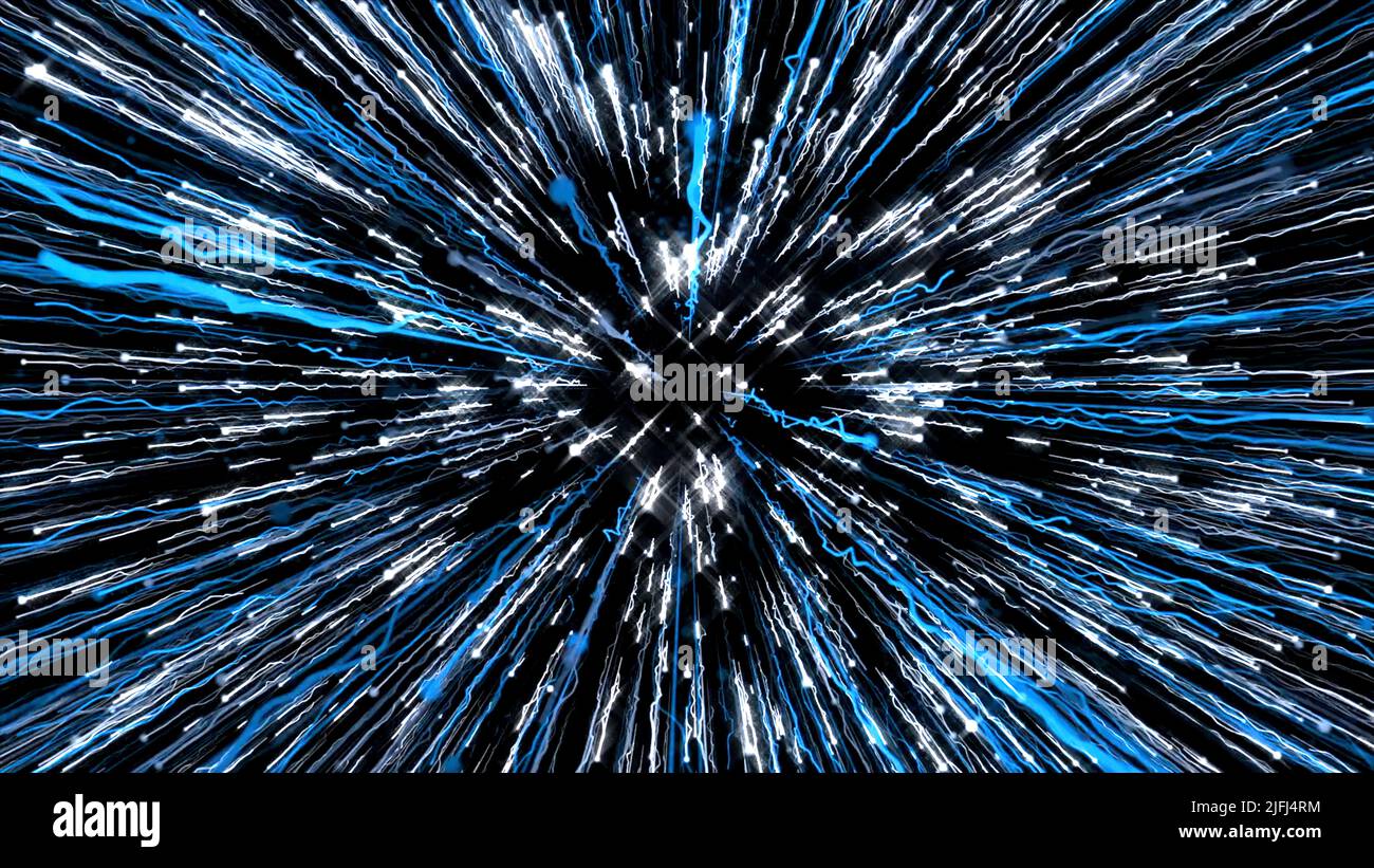 Abstract fireworks explode in the dark sky. Motion. Festive background ...