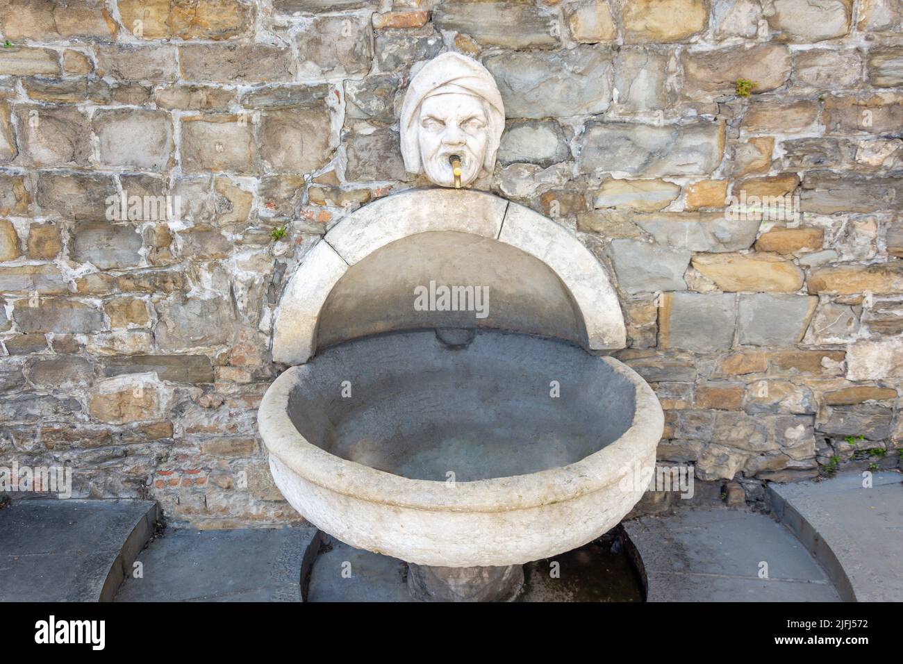 17th century water basin preseren square piazza preseren spout hi-res ...