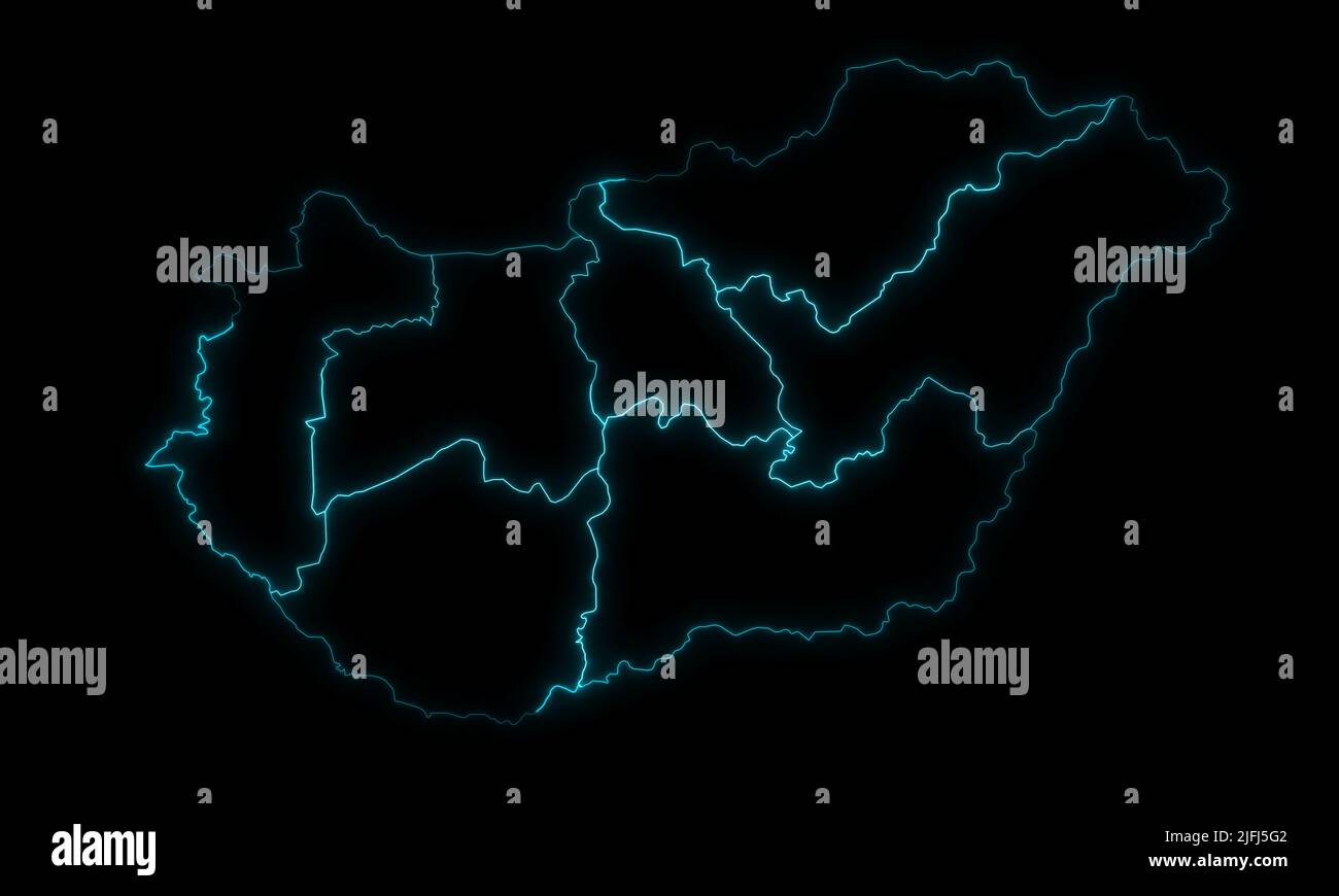 Budapest outline map hi-res stock photography and images - Alamy