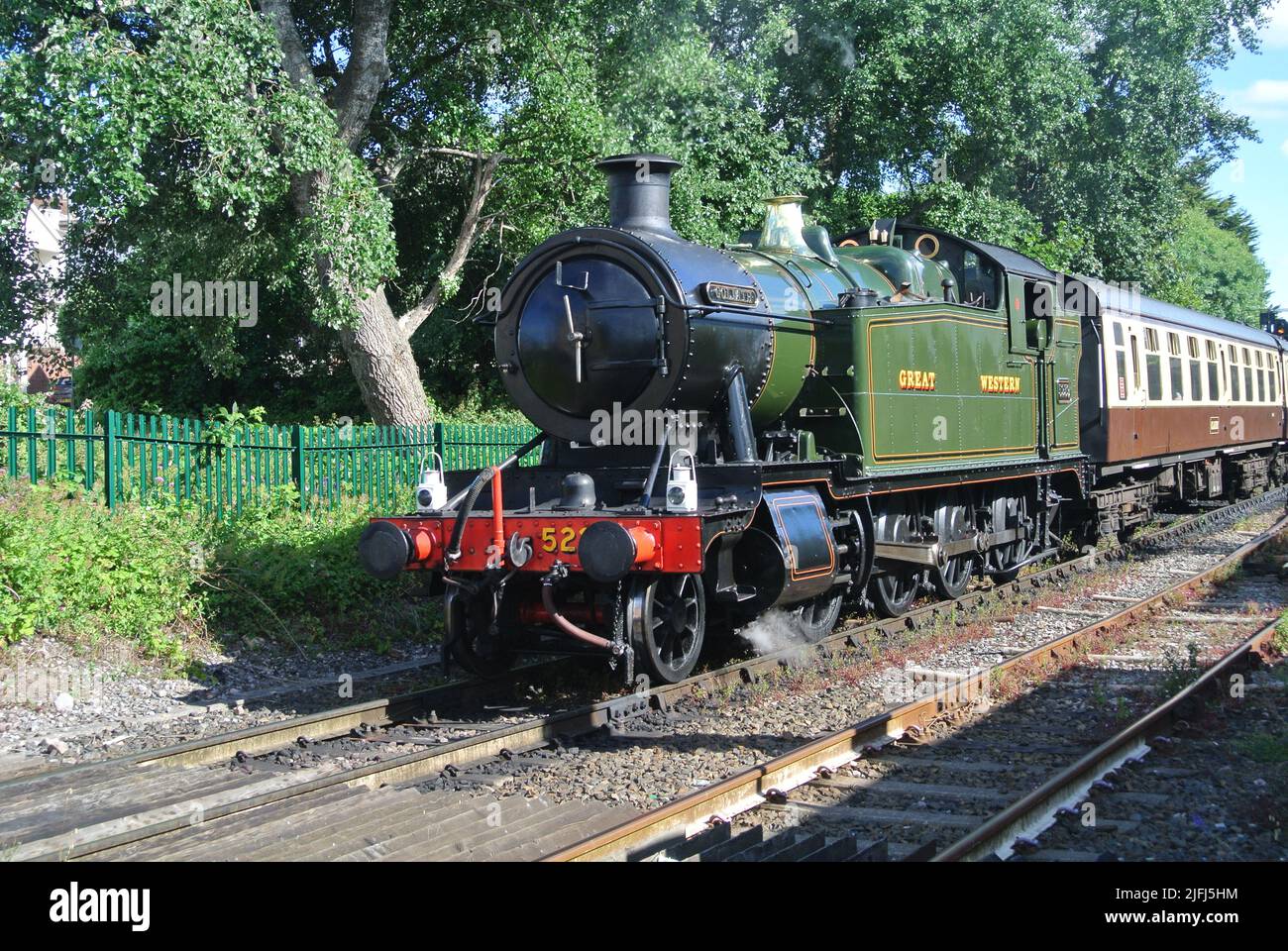 Steam locomotive 5239 Goliath operating as part of Dartmouth Steam ...