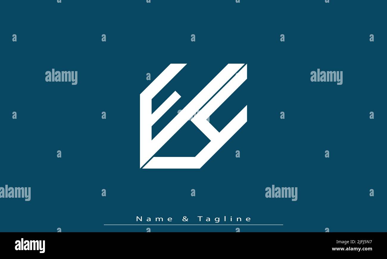 Alphabet letters Initials Monogram logo EY , YE Stock Vector Image ...