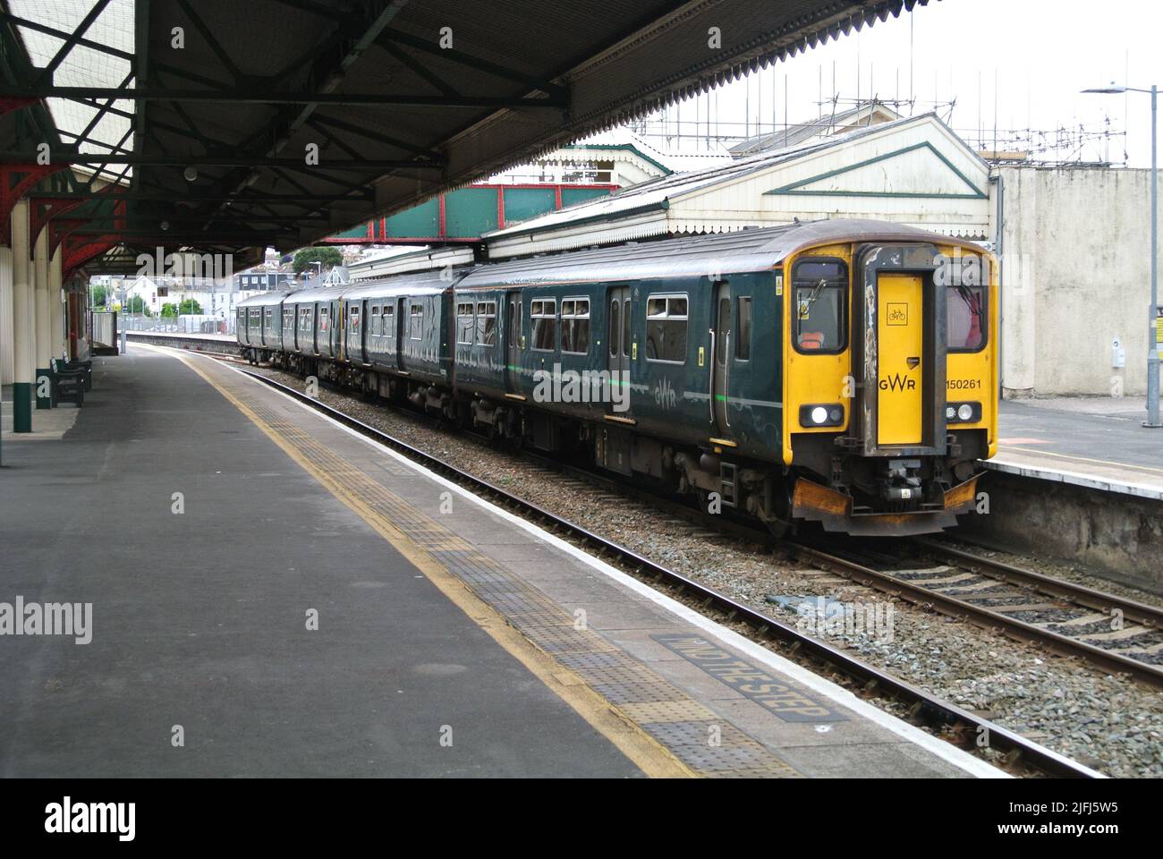 GWR British Rail Class 150 'Sprinter' passenger train at Paignton ...