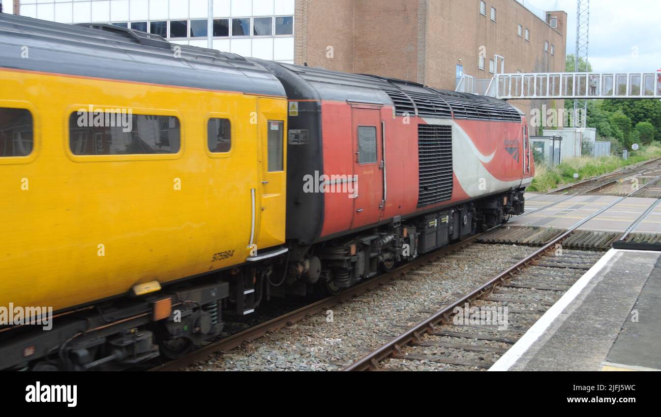 A Class 43 HST Network Rail New Measurement Train at Paignton railway ...