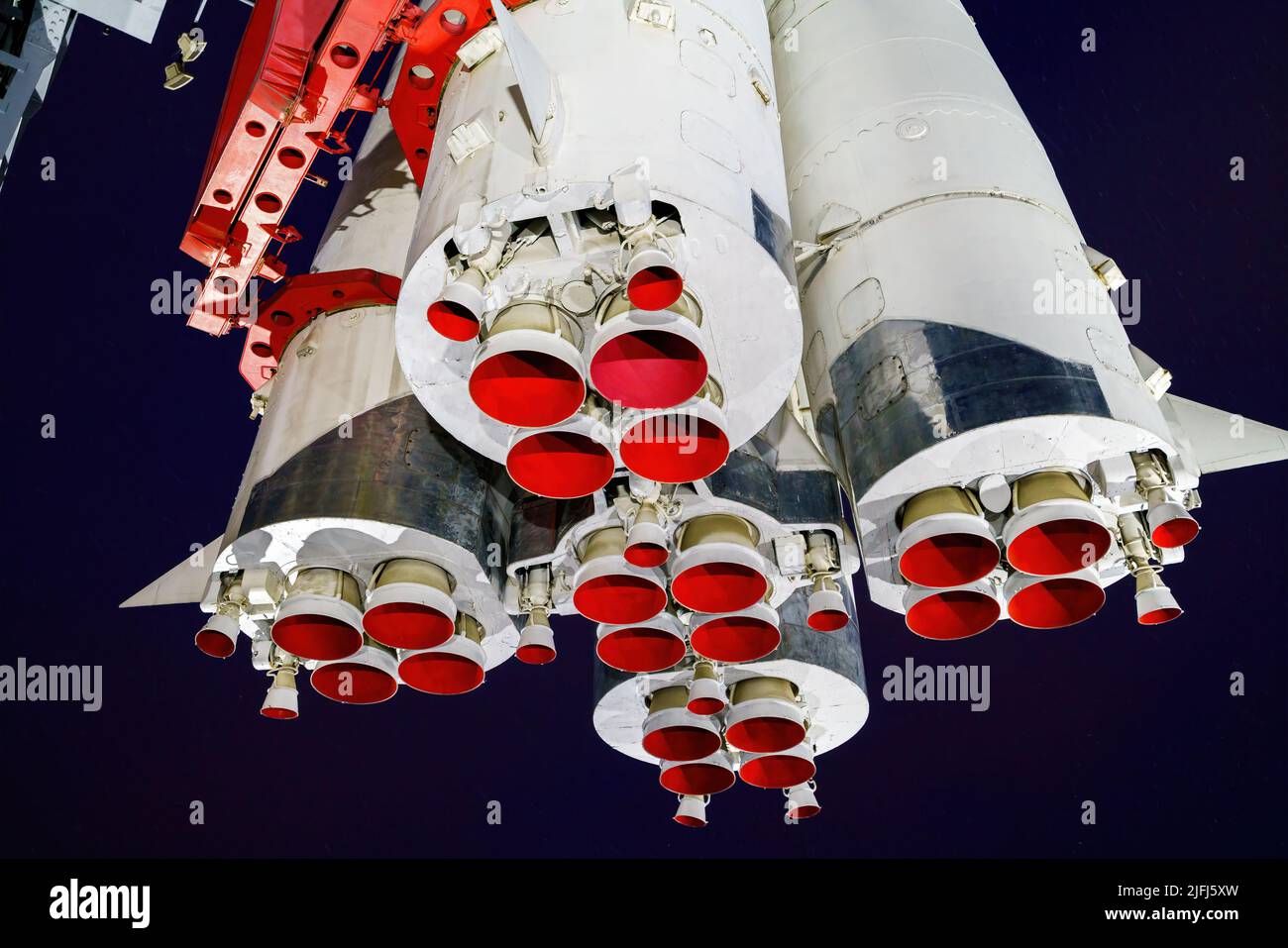 Moscow, Russia - January 10, 2022- Soviet Space Launch Vehicle Vostock ...