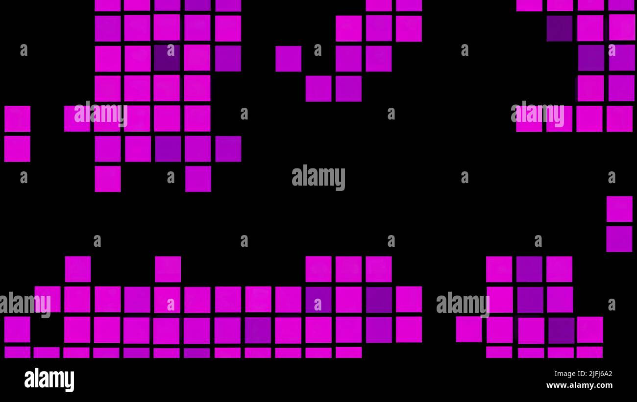 Abstract visualization of audio equalizer application screen on a black ...