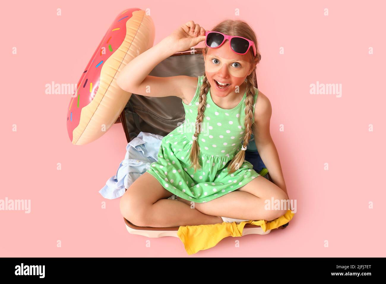 Kid tanning hi-res stock photography and images - Alamy