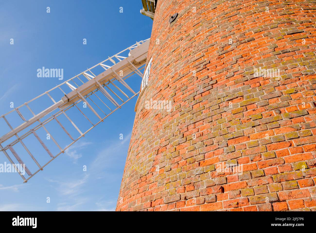 Horsey Windpump or drainage windmill on the norfolk broads Stock Photo ...