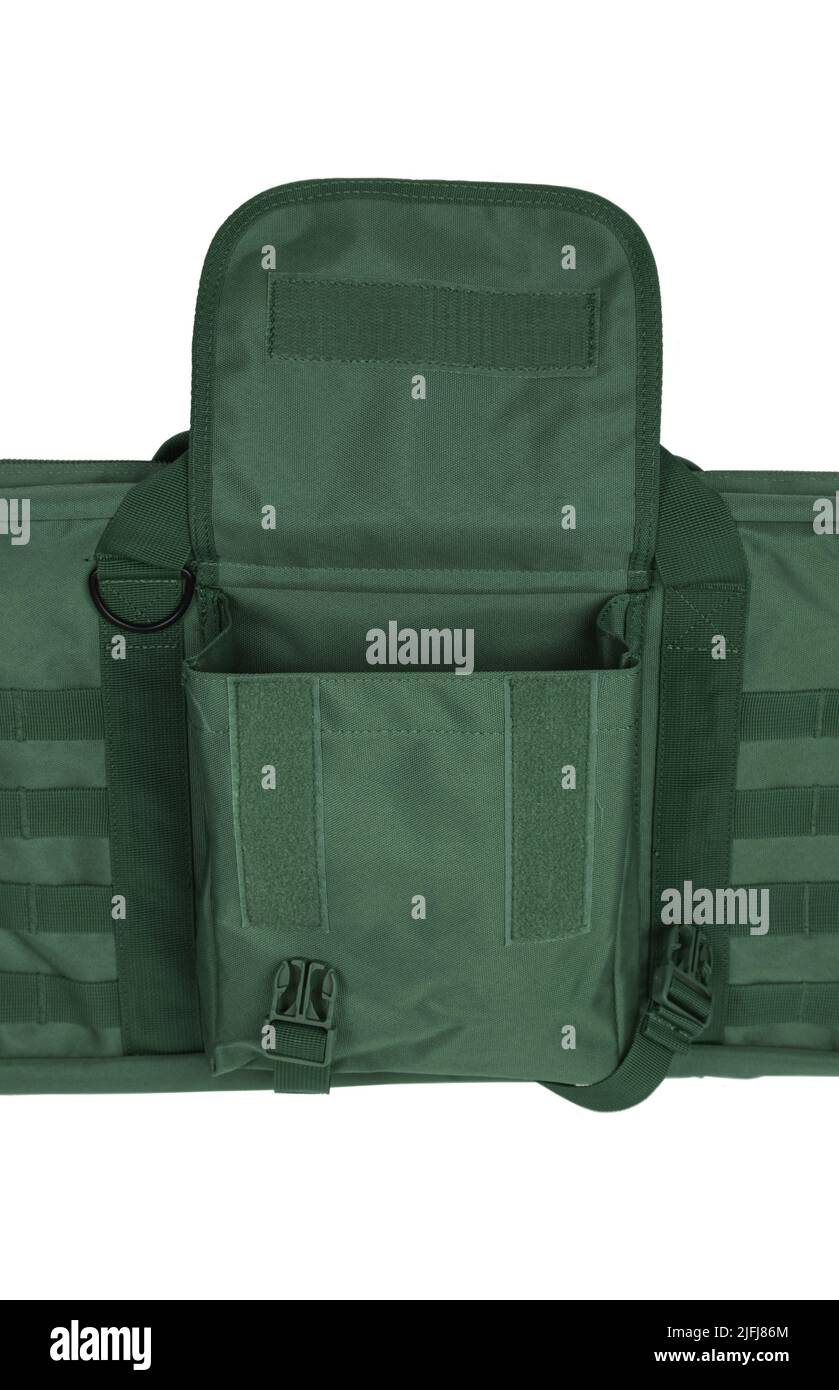 Soft light beige gun case with extra pockets. Bag for storing and ...