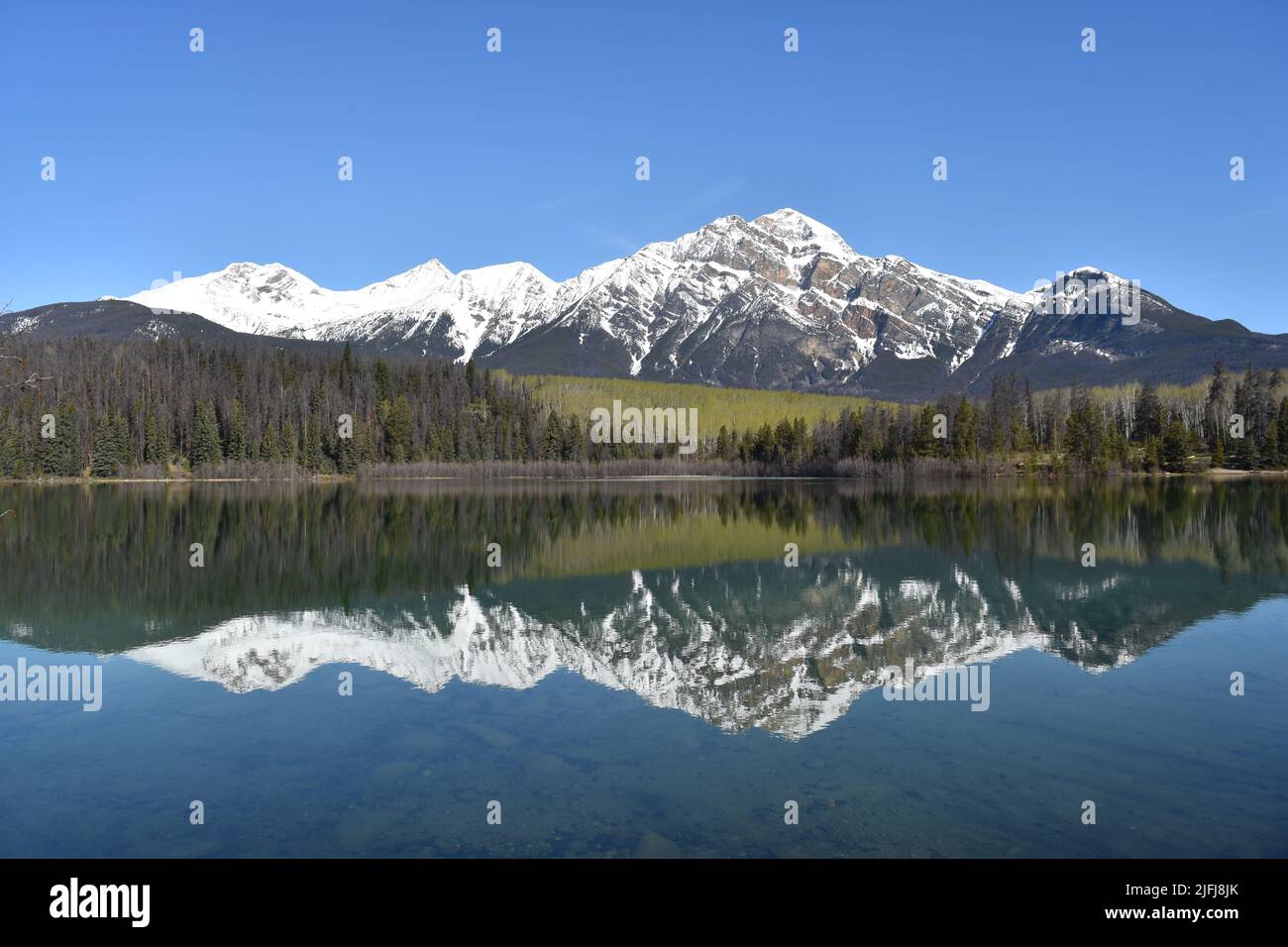 Patricia Lake, Canada Stock Photo - Alamy