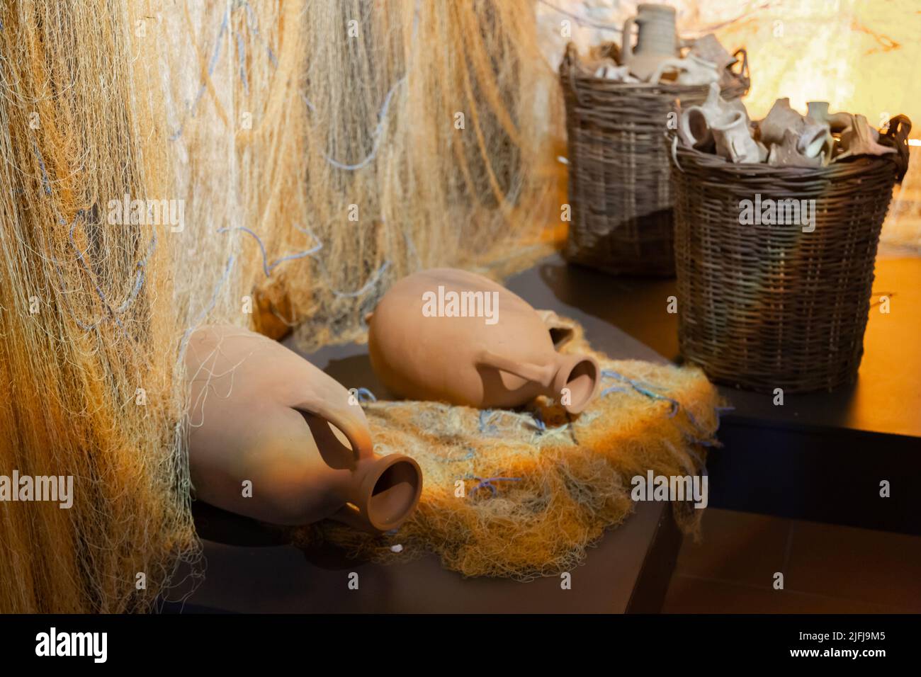 Ancient vases in Lycian Civilization Museum of Demre Stock Photo - Alamy