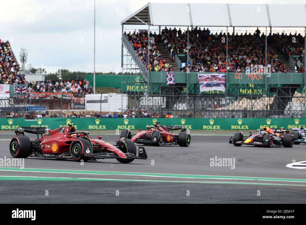 Silverstone, UK. 3rd July, 2022. #55 Carlos Sainz (ESP, Scuderia ...