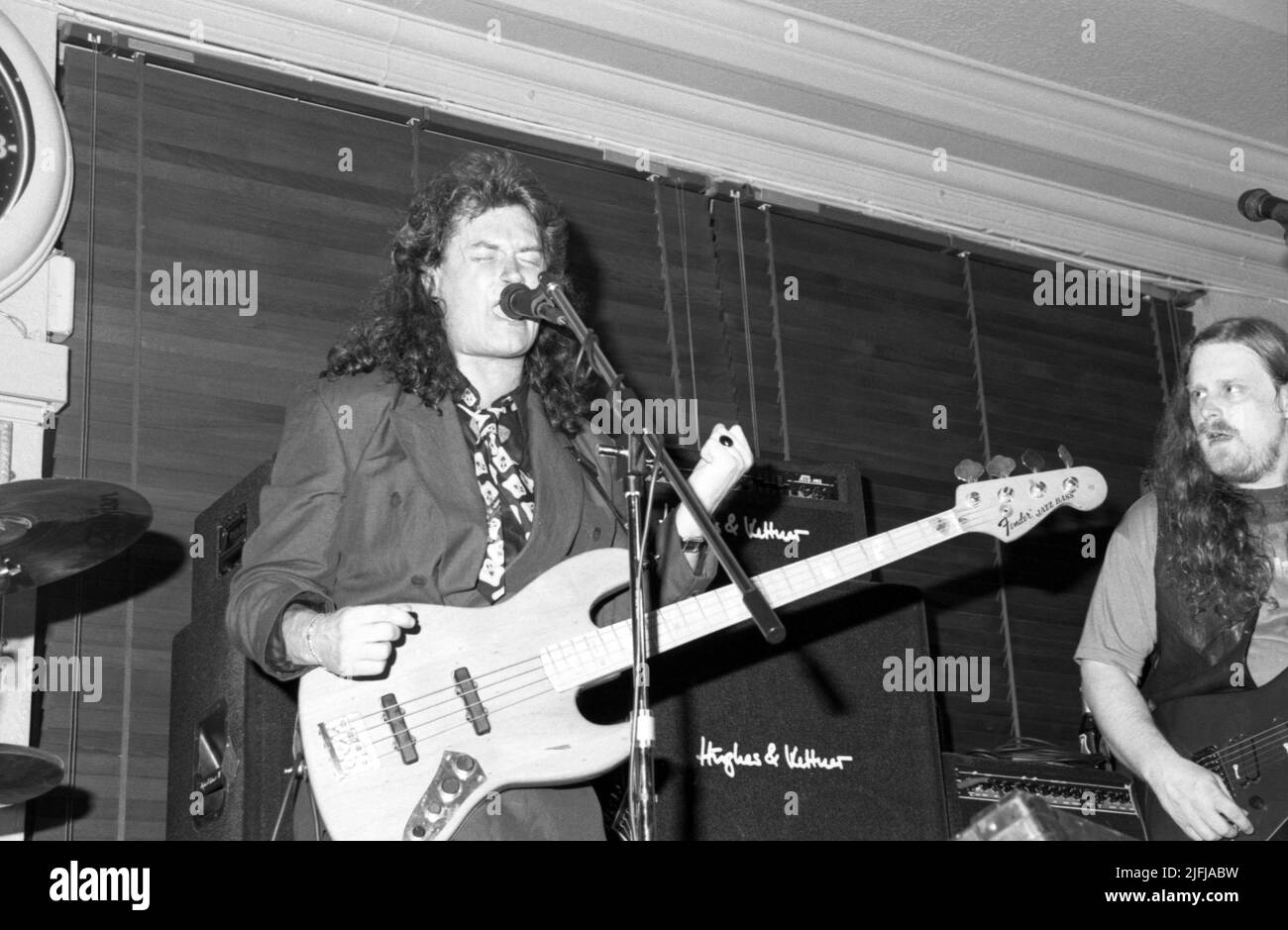English bassist and singer Glenn Hughes performing at the Hard Rock ...