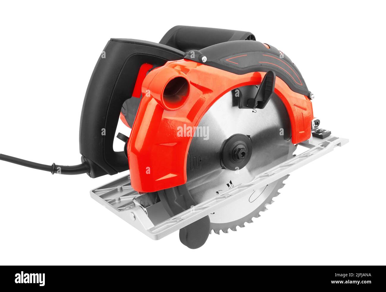 Power tools circular saw isolated on a white background Stock Photo - Alamy