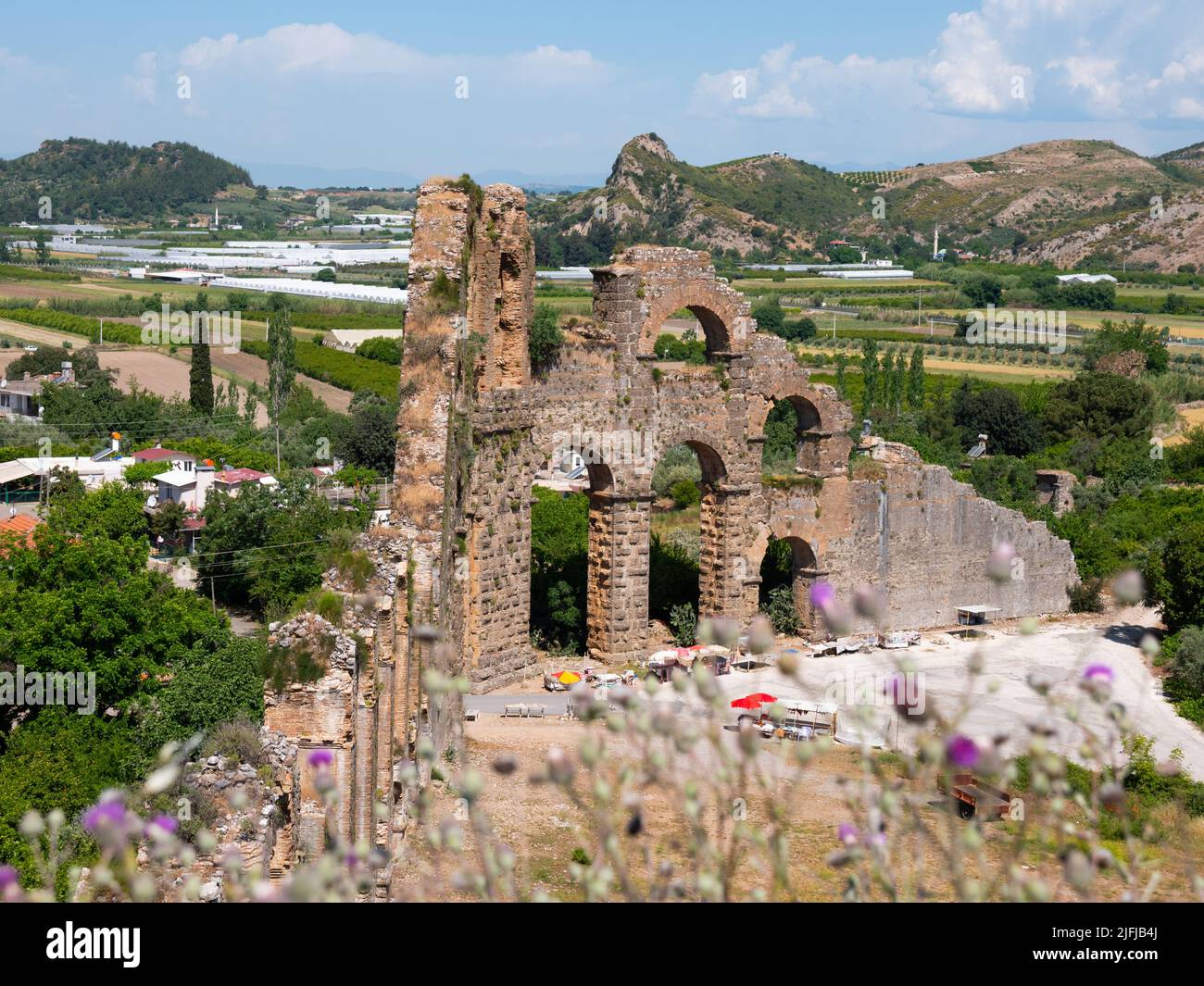 Aspendos turkey aqueduct hi-res stock photography and images - Alamy