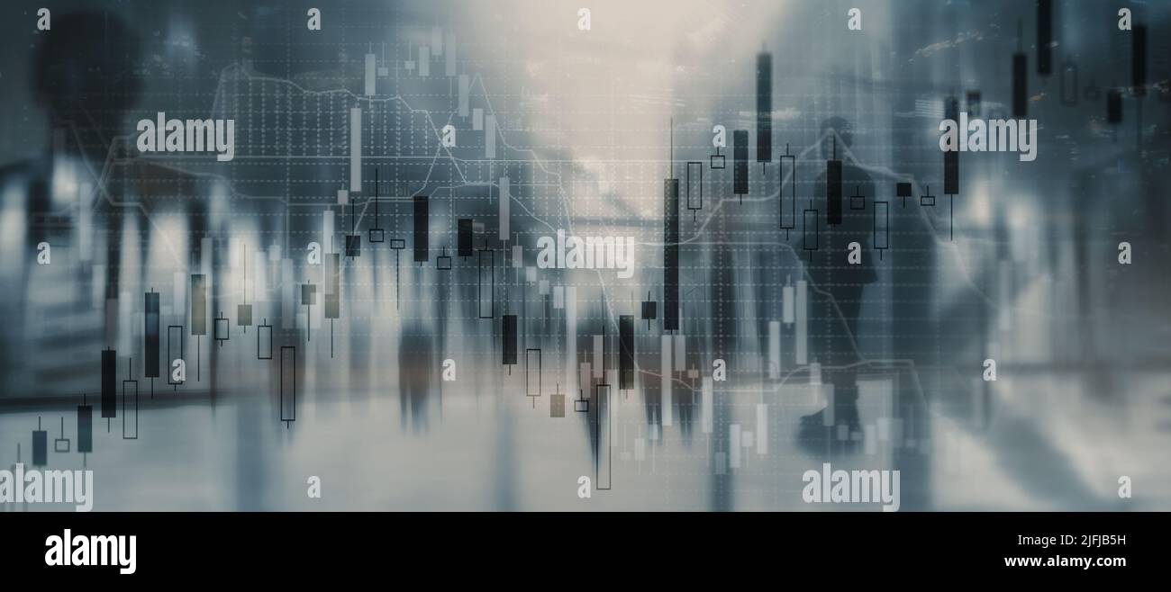 Stock market chart. Abstract background for presentation Stock Photo ...