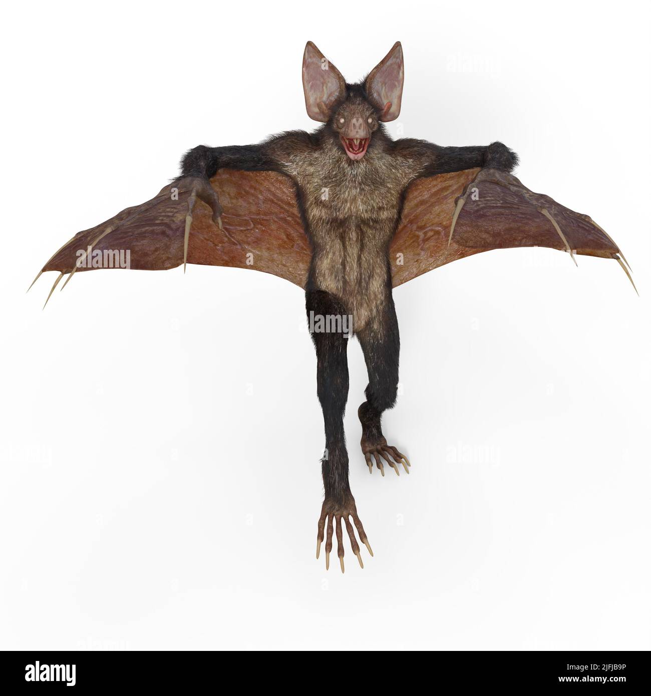 3d-illustration of an isolated creepy fantasy werebat Stock Photo - Alamy