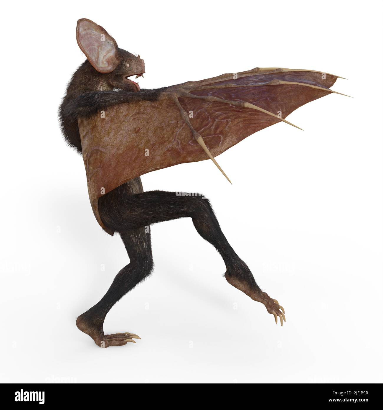 3d-illustration of an isolated creepy fantasy werebat Stock Photo - Alamy
