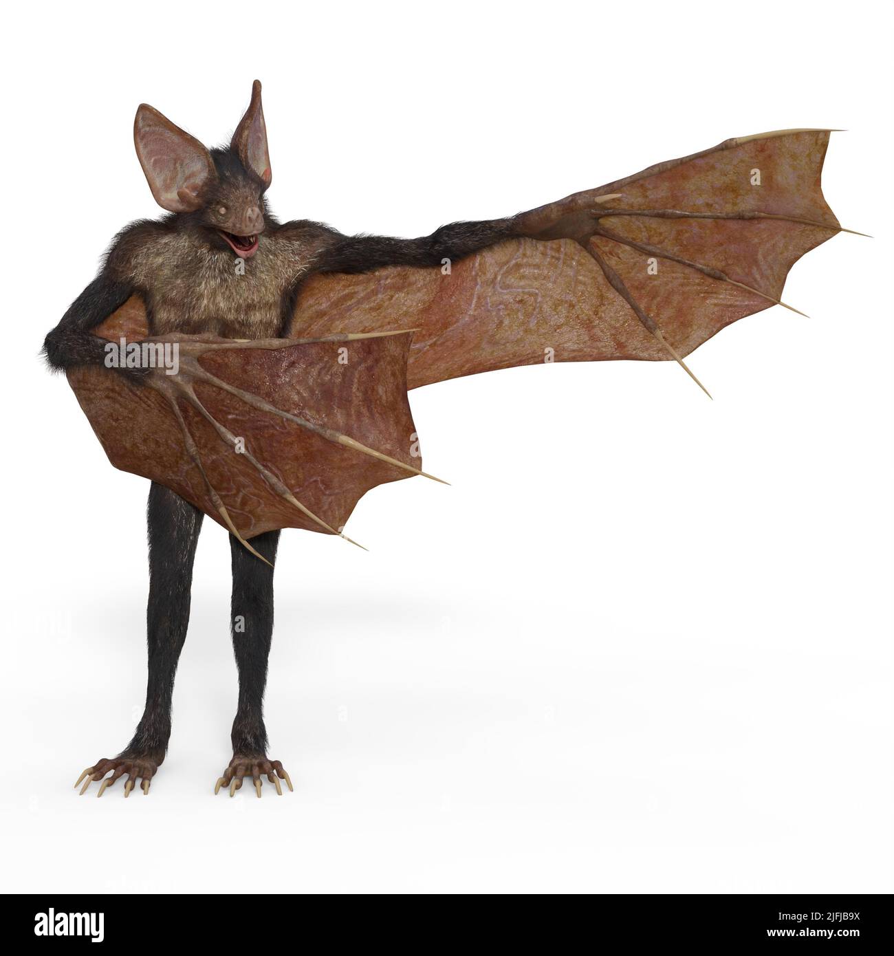 3d-illustration of an isolated creepy fantasy werebat Stock Photo - Alamy