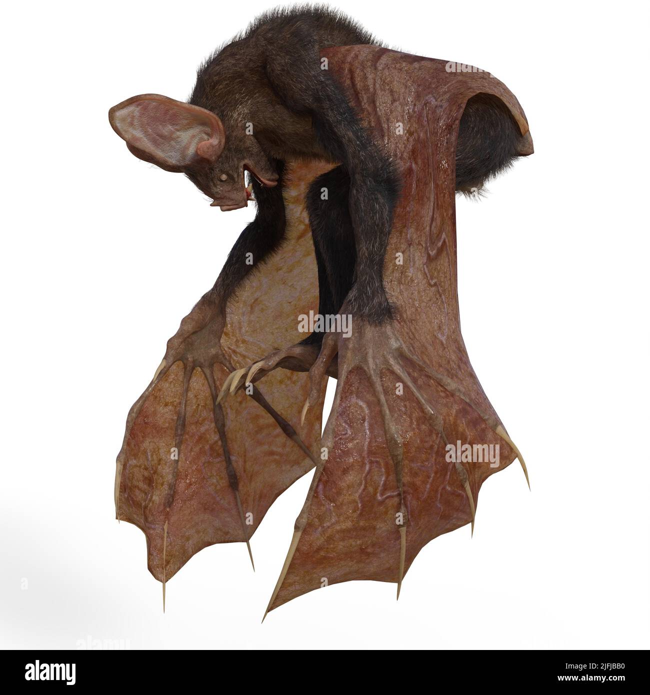 3d-illustration of an isolated creepy fantasy werebat Stock Photo - Alamy