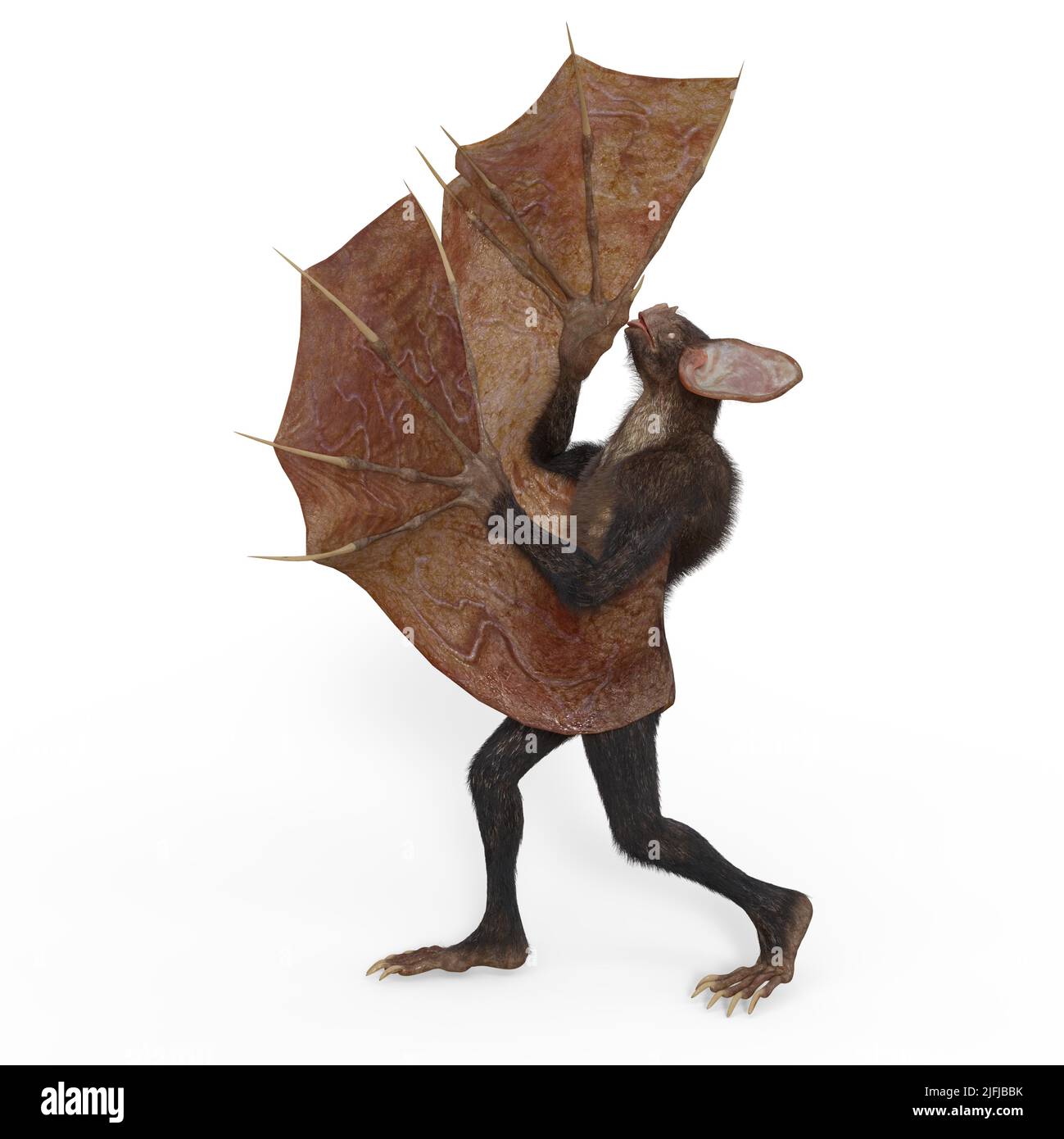 3d-illustration of an isolated creepy fantasy werebat Stock Photo - Alamy