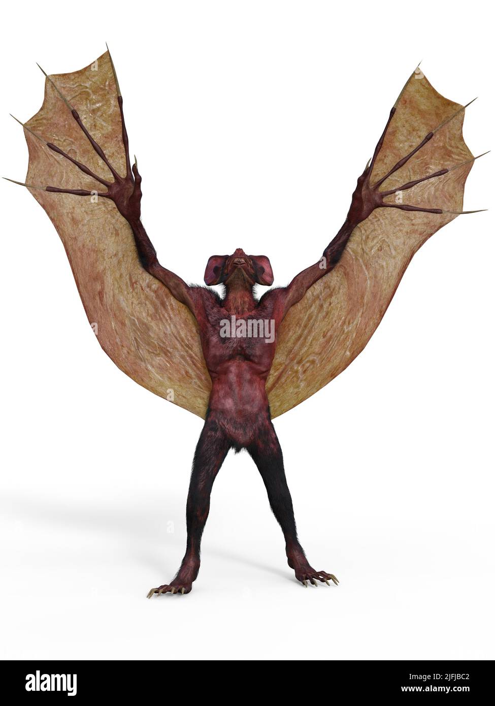 3d-illustration of an isolated creepy fantasy werebat Stock Photo - Alamy