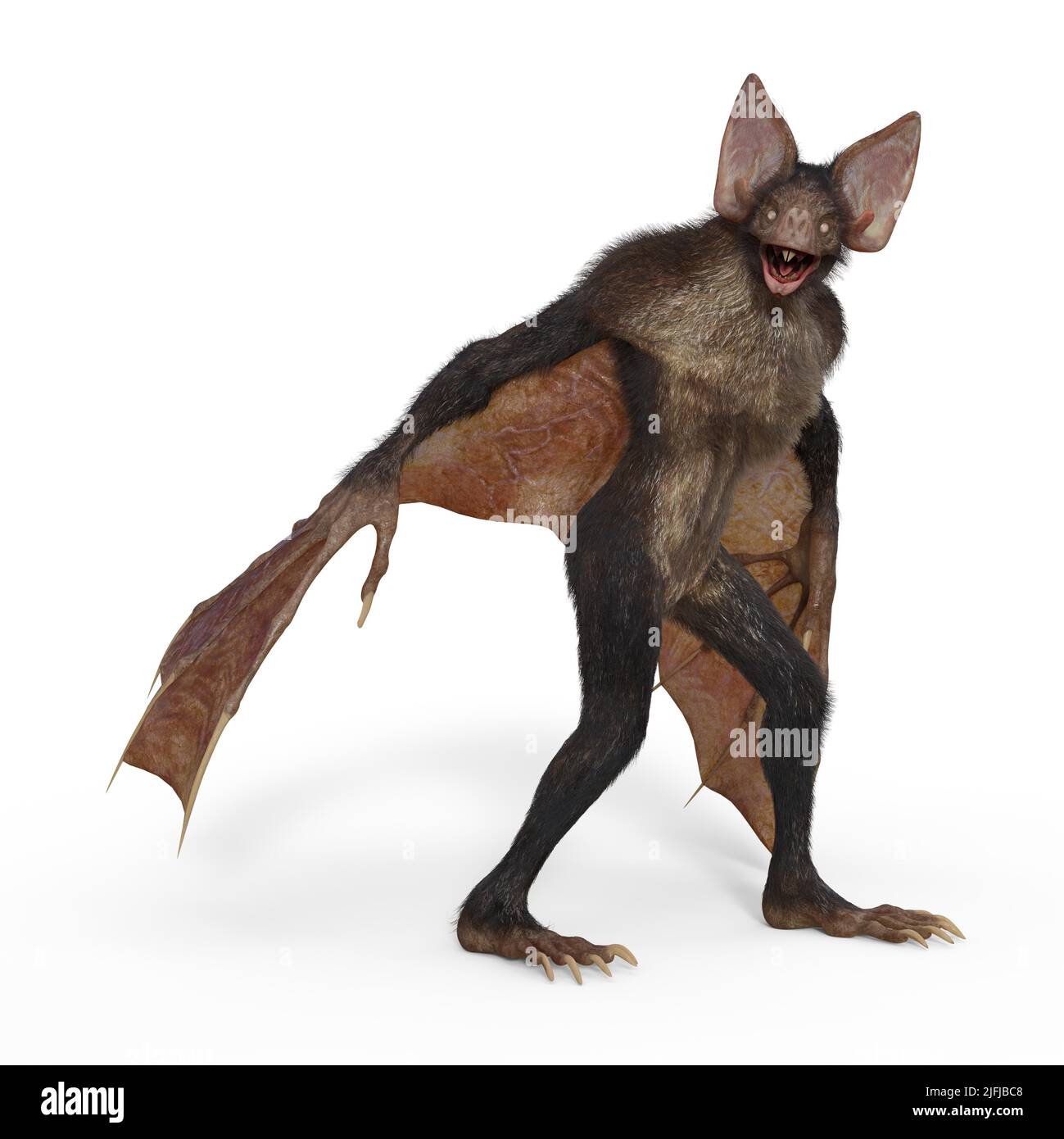 3d-illustration of an isolated creepy fantasy werebat Stock Photo - Alamy
