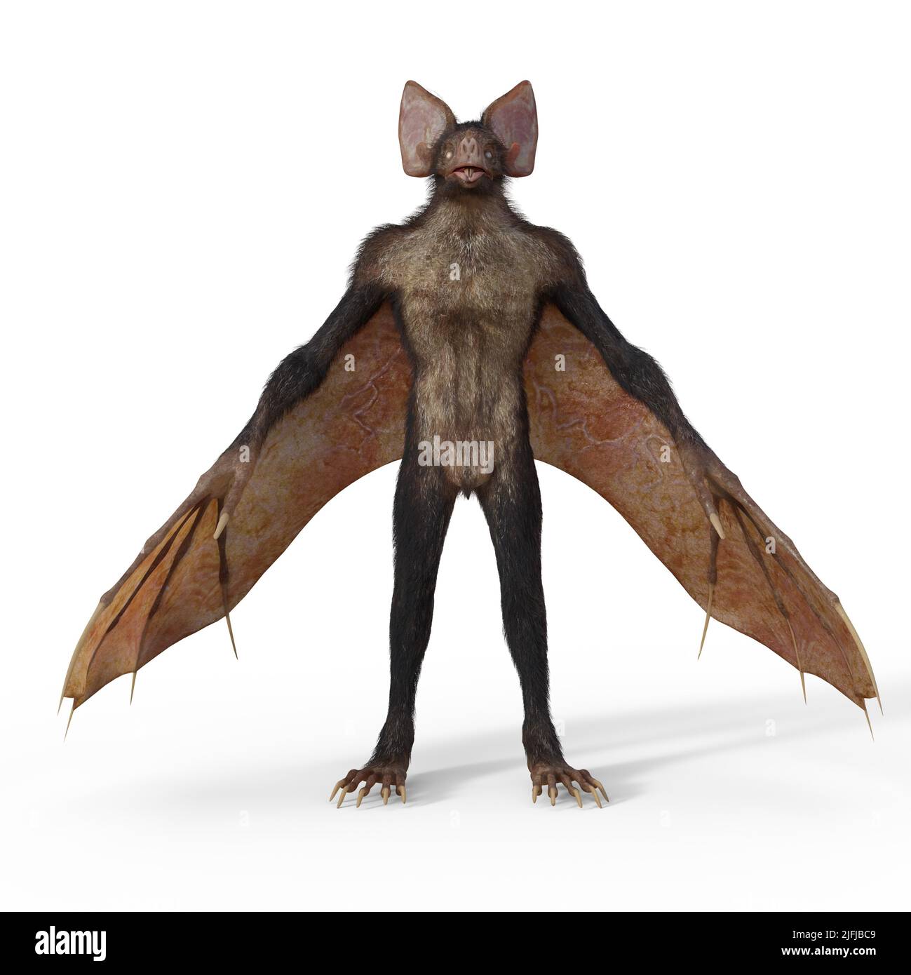 3d-illustration of an isolated creepy fantasy werebat Stock Photo - Alamy