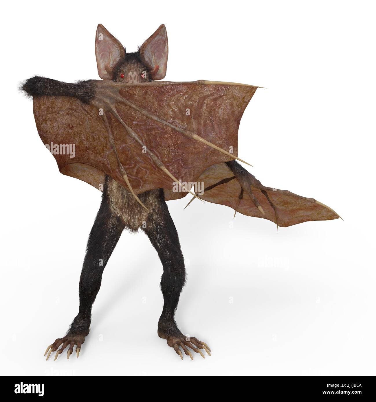 3d-illustration of an isolated creepy fantasy werebat Stock Photo - Alamy