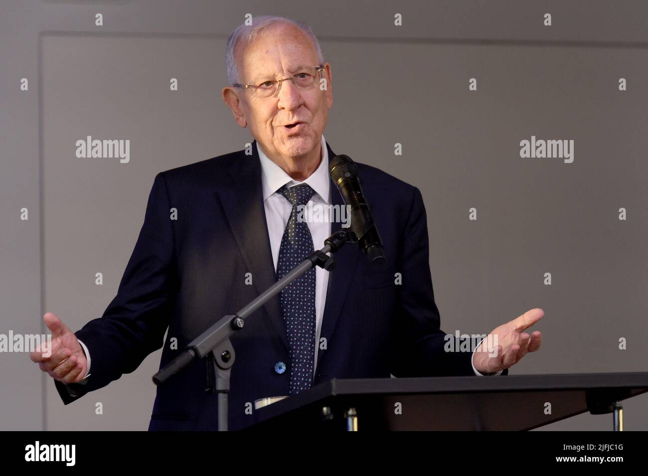 Munich, Germany. 03rd July, 2022. Reuven Rivlin, former president of ...