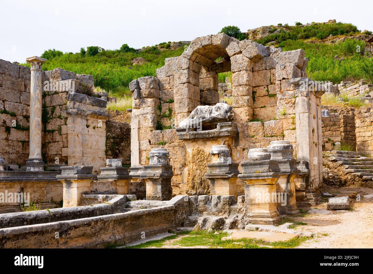 Archaeological site perge ruins hi-res stock photography and images - Alamy