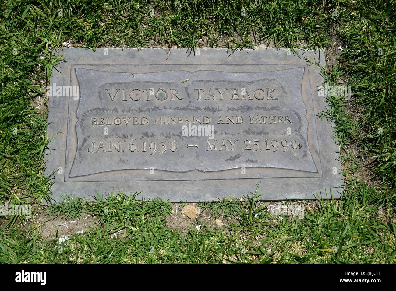 Los Angeles, California, USA 19th June 2022 Actor Vic Tayback's Grave ...