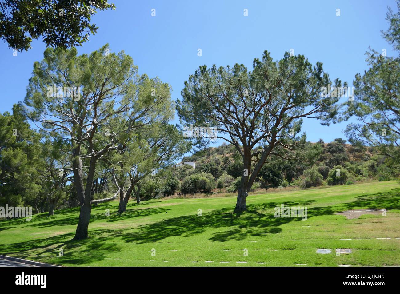Los Angeles, California, USA 19th June 2022 Actor Don Alvarado's Grave in Hillside Section at ...