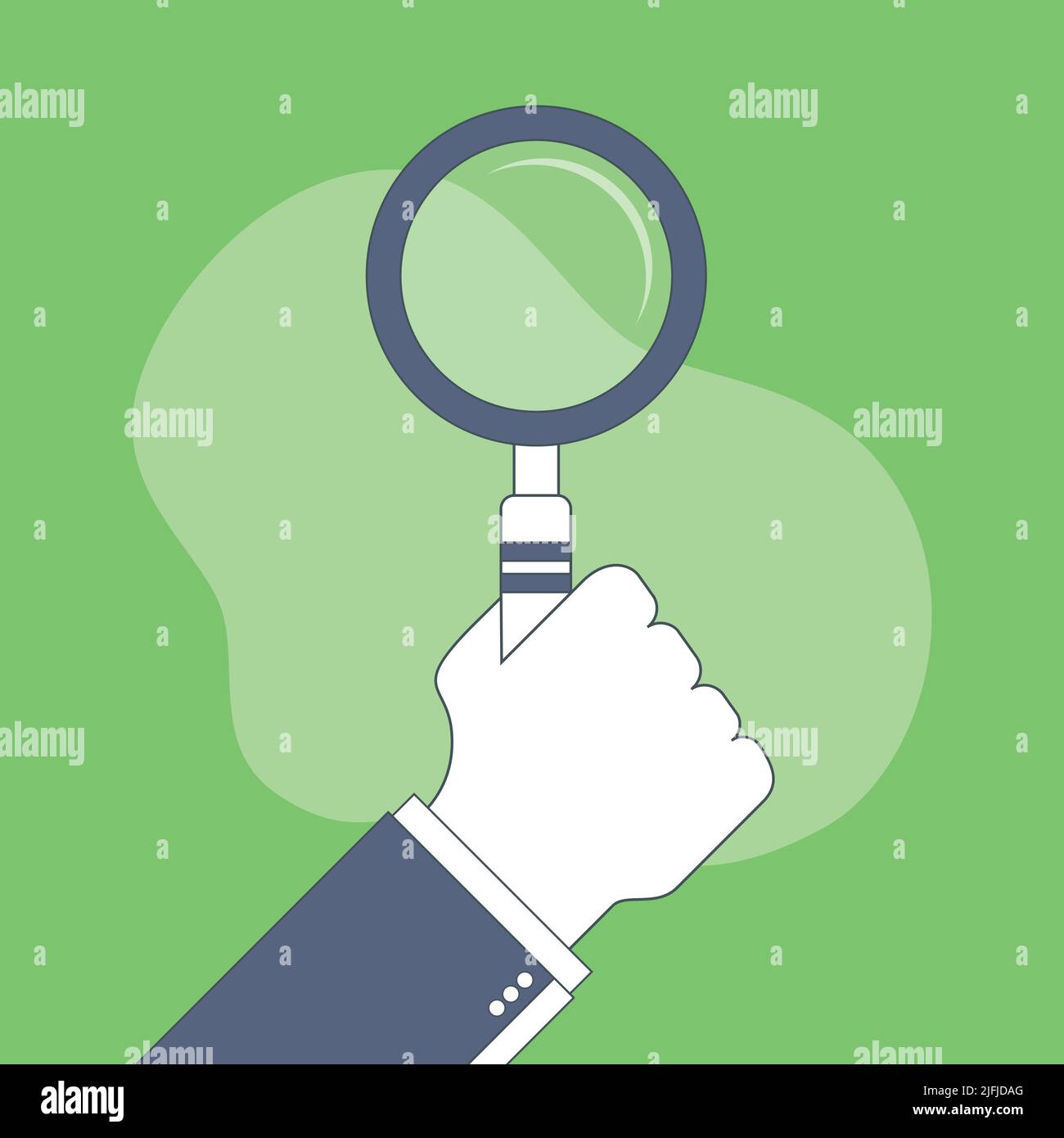 Magnifying glass vector vectors hi-res stock photography and images - Alamy