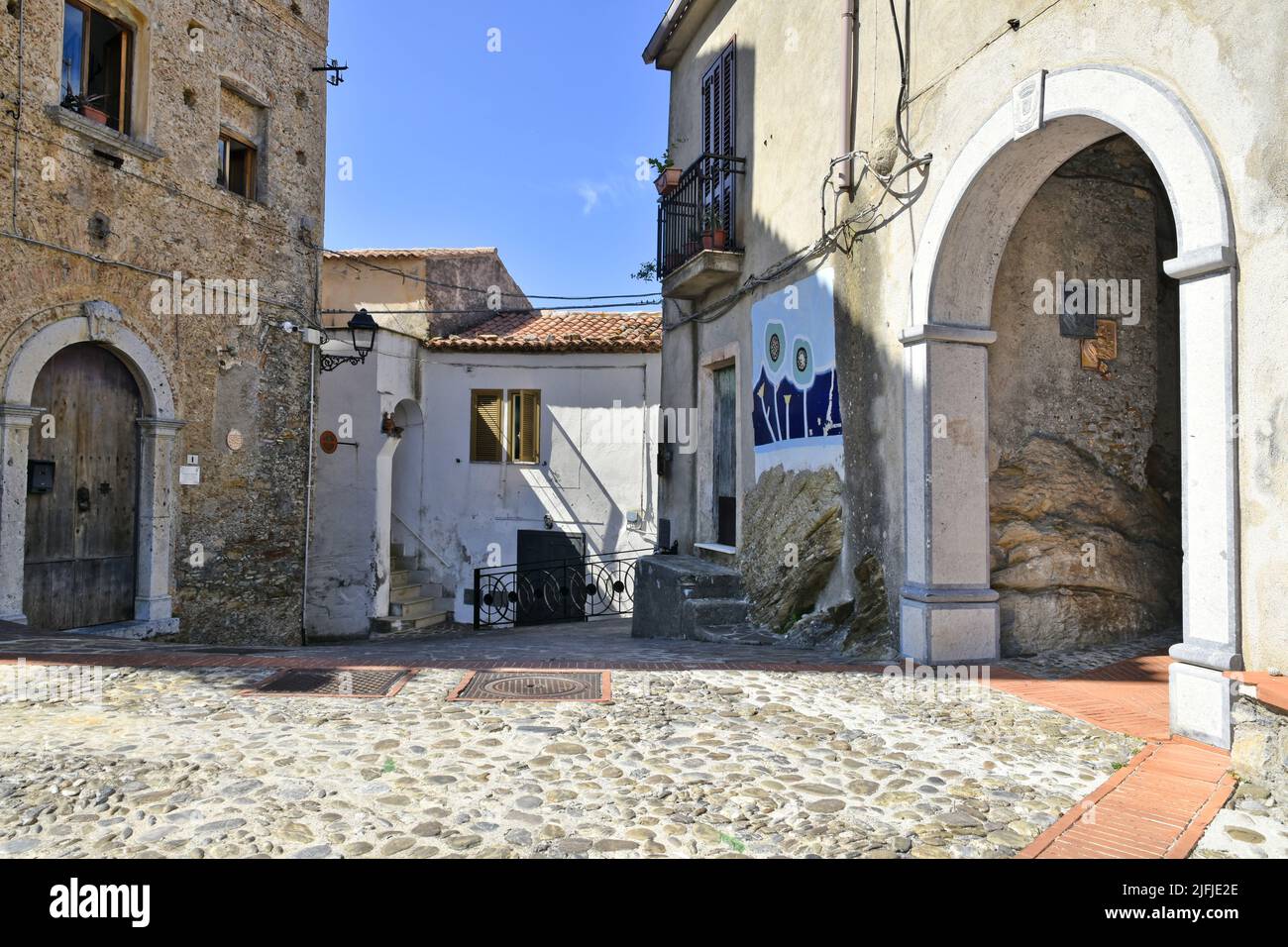 Old town scalea calabria italy hi-res stock photography and images - Alamy