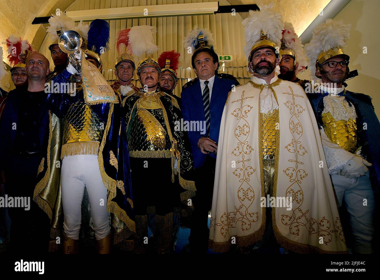 Matera, Italy. 02nd July, 2022. The general of the knights of the ...