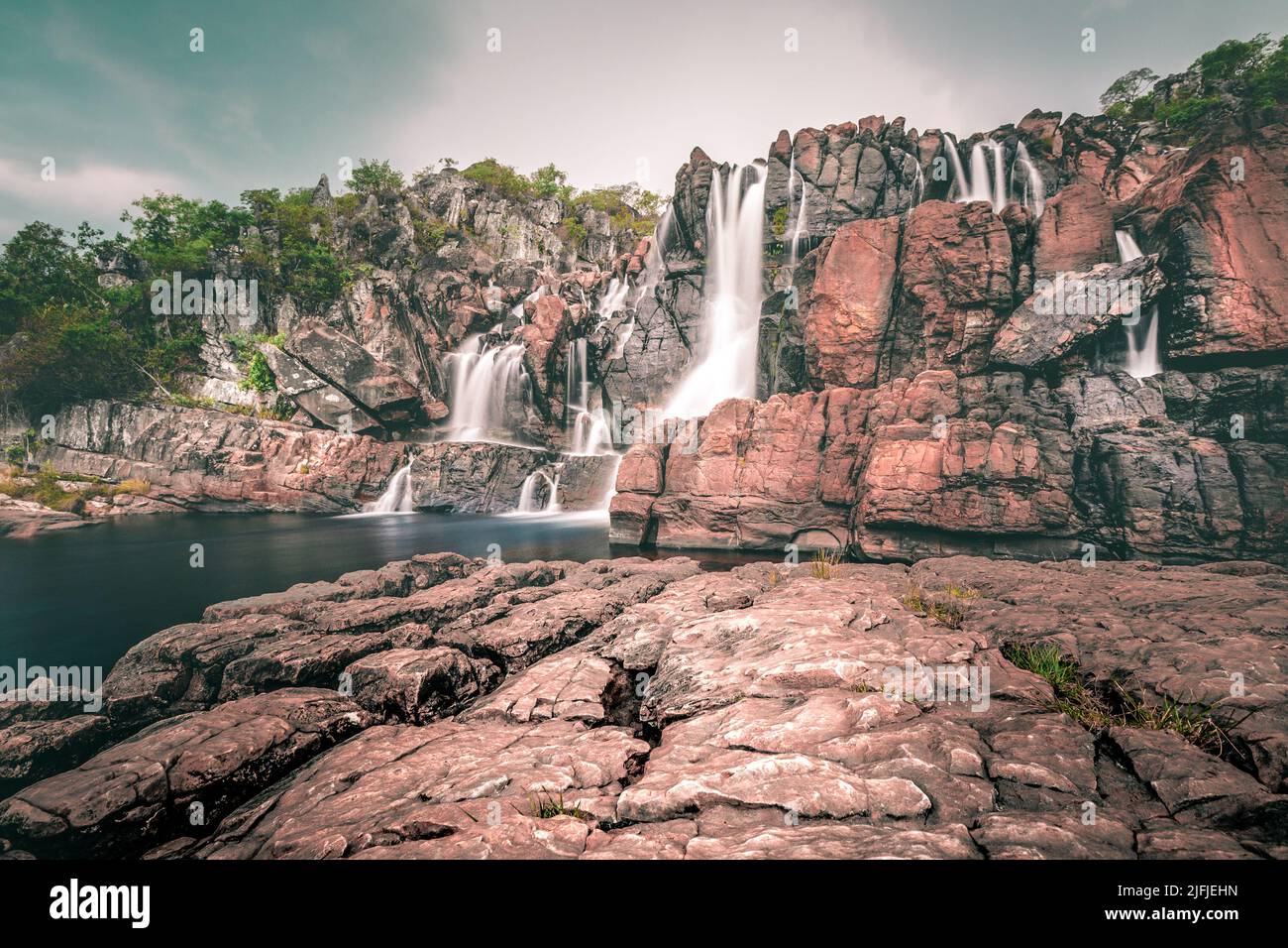 Amazing brazilian waterfall Stock Photo - Alamy