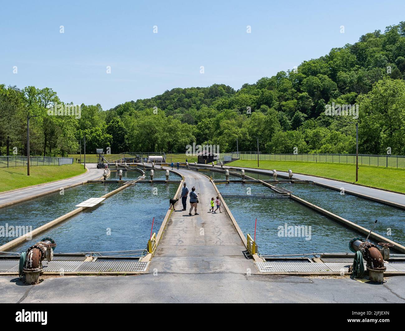 Montauk State Park Fish Hatchery Stock Photo - Alamy