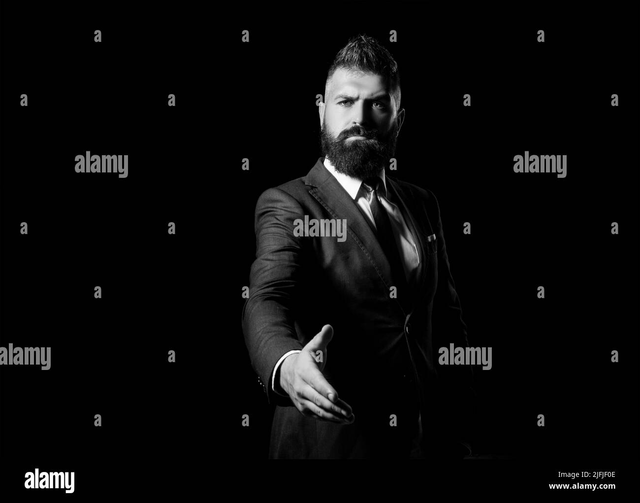 Welcome business. Handshake, business man with shake hands. Welcome ...