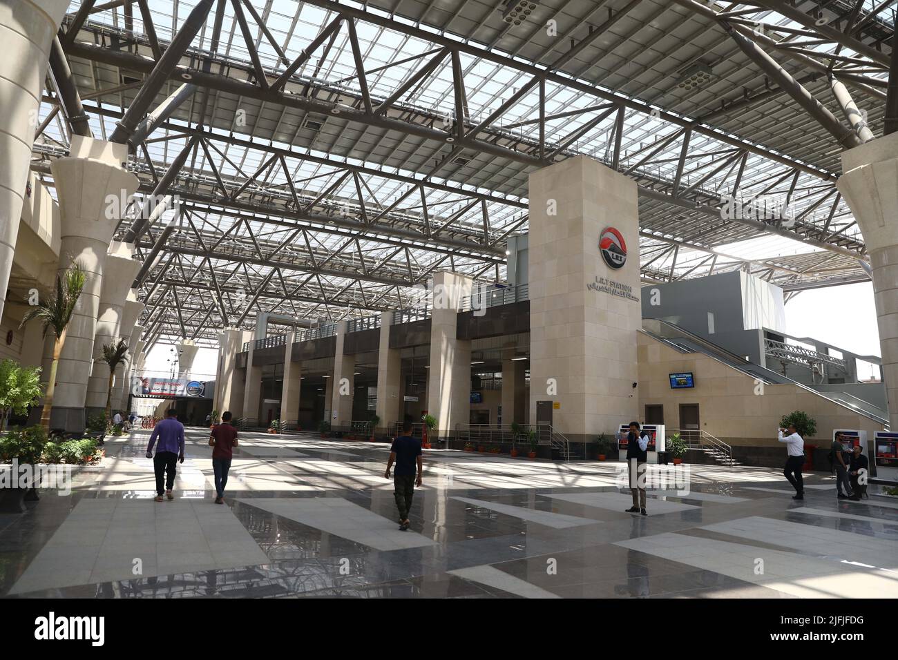 Cairo. 3rd July, 2022. Photo taken on July 3, 2022 shows the interior ...