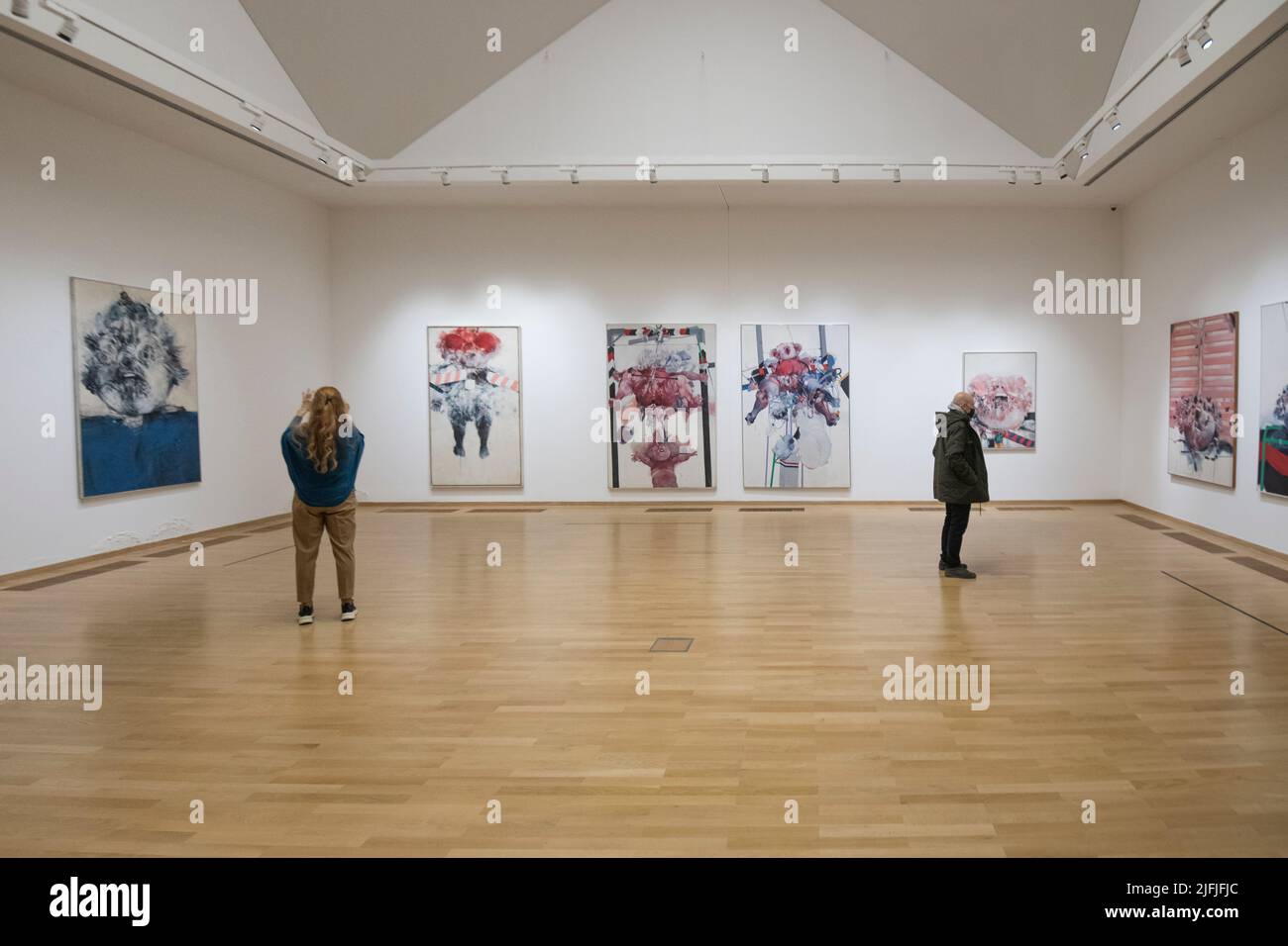 Vladimir Veličković exhibition. Museum of Contemporary Art Belgrade, Serbia Stock Photo - Alamy