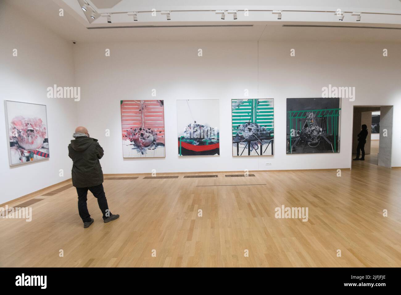 Vladimir Veličković exhibition. Museum of Contemporary Art Belgrade, Serbia Stock Photo - Alamy