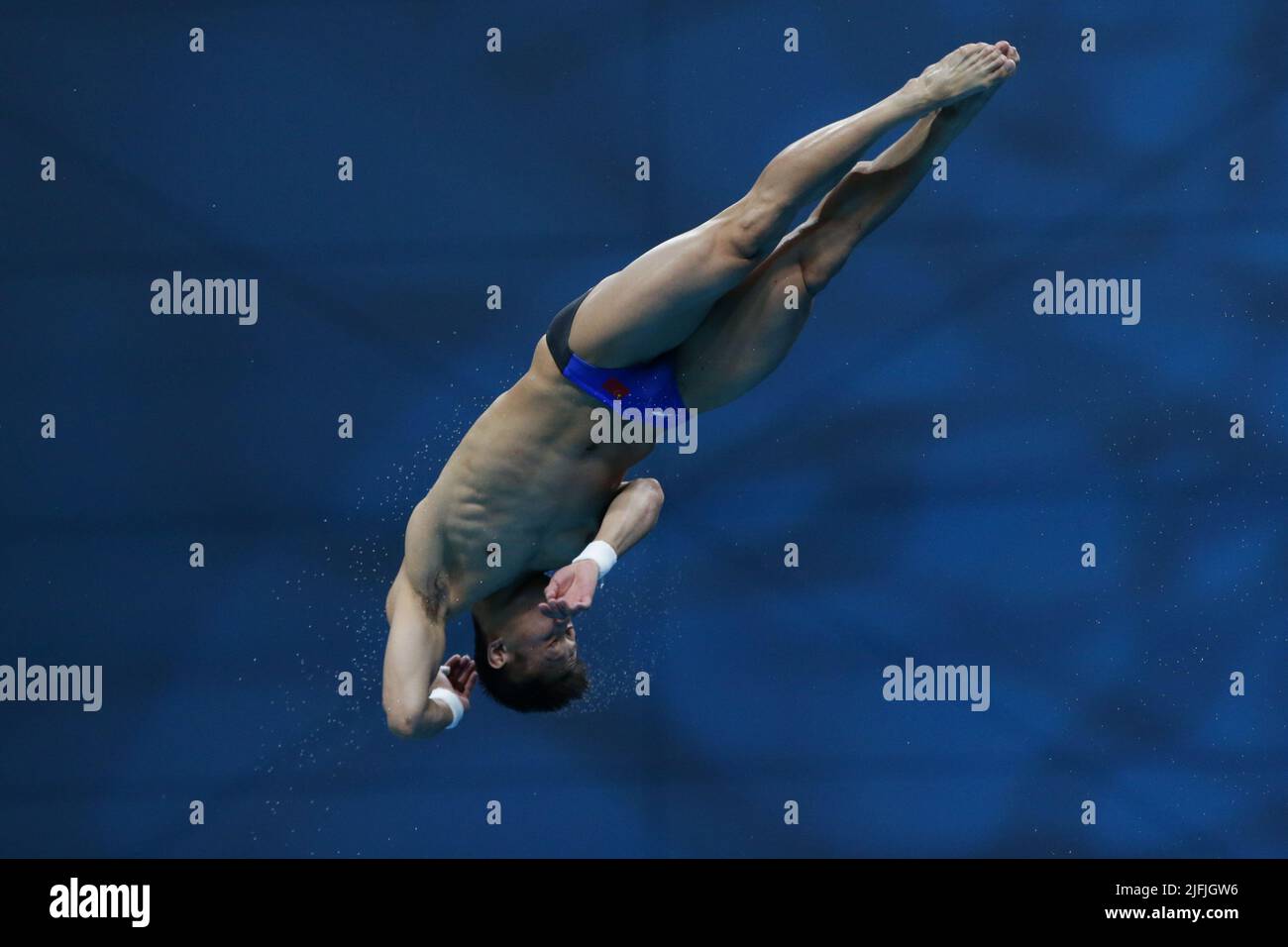 Budapest, Hungary. 3rd July, 2022. Yang Jian of China competes the men ...