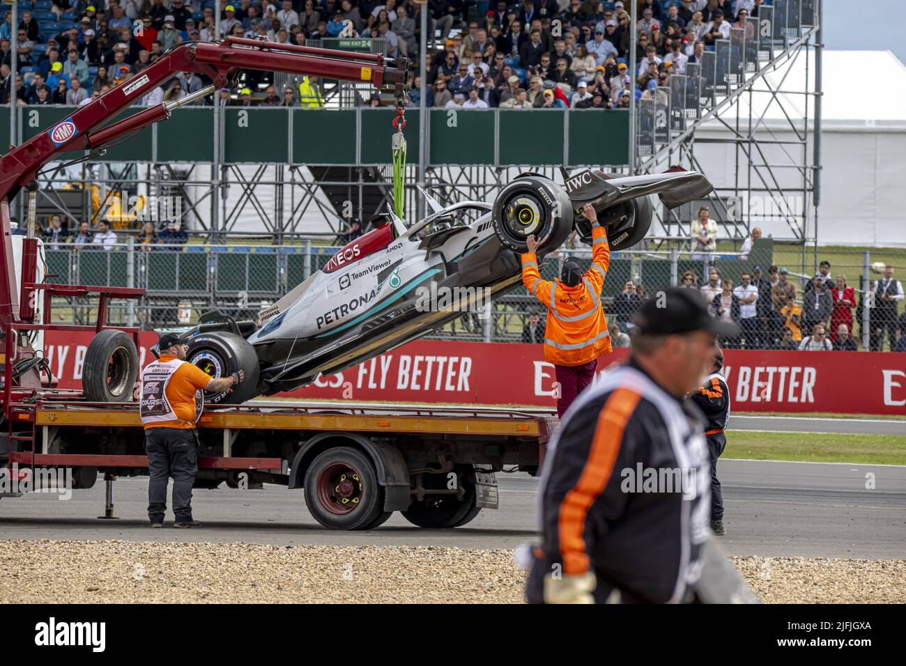 Silverstone - 03-07-2022, Silverstone Circuit, George Russell at the ...