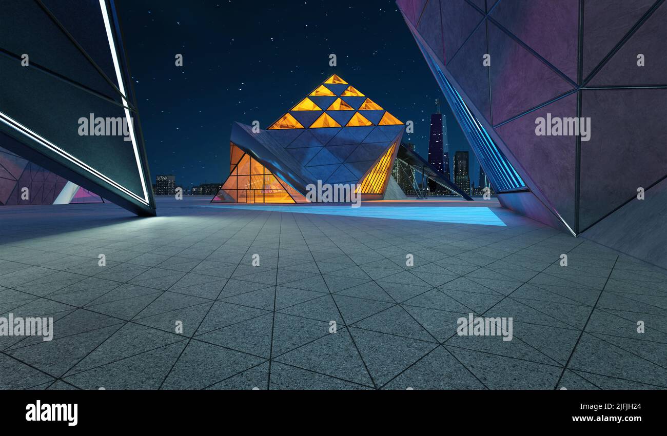 Are exterior night_scene hi-res stock photography and images - Alamy