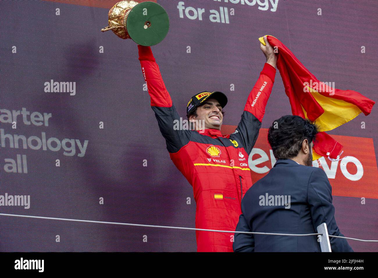 Silverstone - 03-07-2022, Silverstone Circuit, Carlos Sainz Jr at the ...