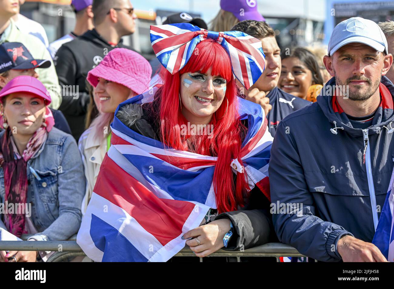 Silverstone - 03-07-2022, Silverstone Circuit, British Fans at the ...